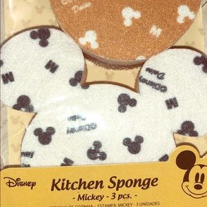 Disney | Kitchen | Disney Mickey Mouse 3 Piece Kitchen Sponge Set ...